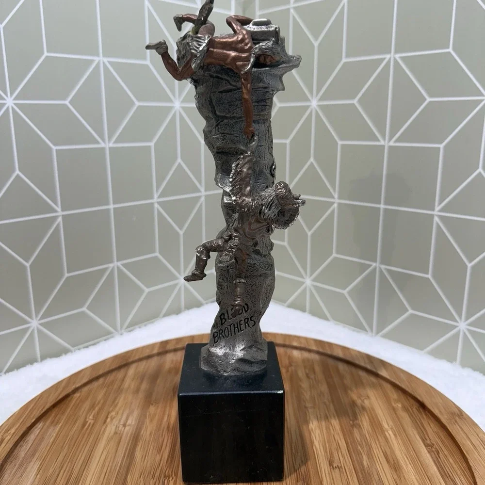 Art | Vtg Peter Sedlow Fine Pewter Blood Brothers Masterworks 251450 ...